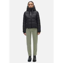 Marikoo Damen Steppjacke "Amayaa-1", schwarz, Gr. XL, Obermaterial: 100% Polyester. Innenfutter: 100% Polyester. &Auml;rmelfutter: 100% Polyester.