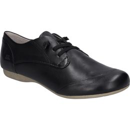 Josef Seibel Damen Schn&uuml;rschuh "Fiona 01, schwarz", Gr. 44, schwarz, Obermaterial: 100% Rindsleder Leather cow., Schuhe