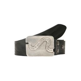 Damen Lederg&uuml;rtel "Wechselg&uuml;rtel", schwarz, Gr. 105, RETTUNGSRING G&Uuml;RTEL, Rindsleder, G&uuml;rtel