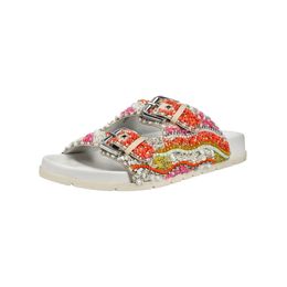 Alma en Pena Damen Pantolette "Alma en Pena Pantoletten Lederimitat", Gr. 37, bunt, Lederimitat, Schuhe
