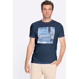 Catamaran Herren T-Shirt "T-Shirt", blau, Gr. 52, bedruckt, gemustert, unifarben, 100% Baumwolle, Shirts