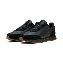 Puma Herren Sneaker "R78 LIGHTWIND SL", Gr. 44,5, schwarz, mehrfarbig, Schuhe, f&uuml;r sportliche Aktivit&auml;ten, mit nicht herausnehmbarer Innensohle
