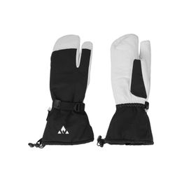 WHISTLER M&auml;dchen F&auml;ustlinge "Barles", schwarz-wei&szlig;, Gr. 8, mehrfarbig, 100% Polyester, Handschuhe, mit DWRTreatment