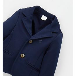 IDO Jungen Sakko "BABY BOY JACKET", blau, Gr. 58, 72% Polyester, 23% Viskose, 5% Elasthan, Sakkos