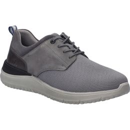 Josef Seibel Herren Schn&uuml;rschuh "Wales 03, asphalt", Gr. 46, grau, Obermaterial: 80% Rindsleder Leather cow. 20% Textilmaterial TEXMAT., Schuhe