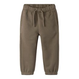 LIL' ATELIER M&auml;dchen Sweathose "NMNILONDON ROS SWEAT PANT BRU LIL NOOS", Gr. 104shitake, Sweatware, Obermaterial: 85% Baumwolle, 15% Polyester,