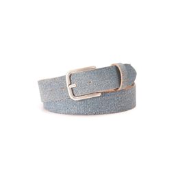 BA98-Cologne Damen Lederg&uuml;rtel "BA98-Cologne G&uuml;rtel", blau, Gr. 105, uni, Obermaterial: 100% Lammleder LEL., G&uuml;rtel, in Jeans-Optik