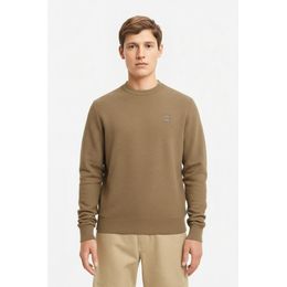 BOSS Orange Herren Strickpullover "Anion Cotton Cashmere", braun, Gr. S, Strick, Obermaterial: 95% Baumwolle, 5% Kaschmir, Pullover,