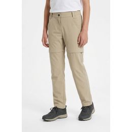 Icepeak Jungen Funktionshose "KANO JR"cement, Gr. 140, Obermaterial: 90% Polyester, 10% Elasthan, Hosen, wasserabweisend, aus Polyester und Elasthan,