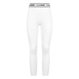 Plein Sport Damen Leggings "Jogging-Leggings", wei&szlig;, Gr. M, Obermaterial: 69% Polyamid, 31% Elasthan, Hosen