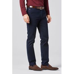 MEYER Herren Chinos "Bonn 2-8616", blau, Gr. 60, unifarben, 98% Baumwolle, 2% Elasthan, Hosen, aus Luxus Twill
