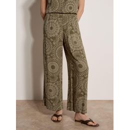 Apricot Damen Stoffhose "Kaleidoskop-Hose", gr&uuml;n, Gr. 42, gemustert, gewebt, Obermaterial: 100% Viskose LENZING ECOVERO CV LenzEcov., Hosen, mit