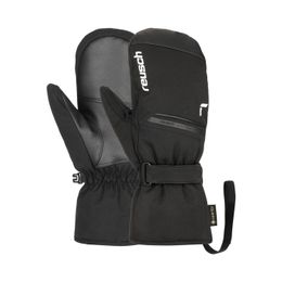 Reusch Damen F&auml;ustlinge "Morris GORE-TEX Mitten", schwarz-wei&szlig;, Gr. 10,5, mehrfarbig, 86% Polyester, 10% Ziegenleder, 4% Lederimitat, Handschuhe, mit