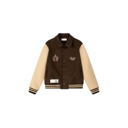 Herren Collegejacke "Another Cotton Lab Another College Jacket", braun, Gr. XXL, ANOTHER COTTON LAB, 80% Polyester, 20% Wolle, Jacken