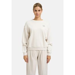 Smith & Soul SMITH & SOUL Damen Sweatshirt, beige, Gr. XL, bedruckt, bestickt, Sweatware, Obermaterial: 65% Baumwolle, 35% Polyester, Sweatshirts, mit