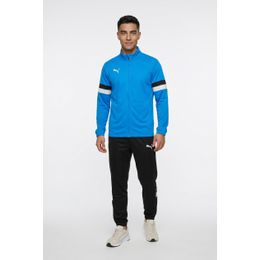 Puma Herren Trainingsanzug "TEAMRISE TRACKSUIT"ignite blau, Puma schwarz, Gr. L, unifarben, Trikot, Obermaterial: 100% Polyester, Sportanz&uuml;ge,