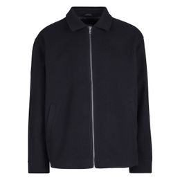 Urban Classics Herren Allwetterjacke "Urban Classics Herren Basic Blouson Jacket", schwarz, Gr. L, unifarben, 100% Polyester, Jacken