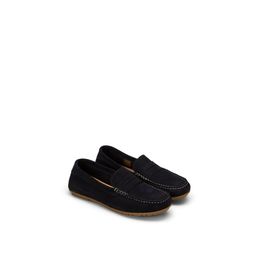 Marc O'Polo MARC O'POLO Damen Mokassin "Selma", Gr. 39dunkelblau, Veloursleder, unifarben, Schuhe, Slipper, Schlupfschuh, Loafer mit Memory Foam-Innensohle