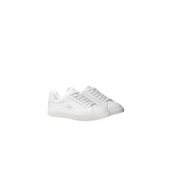 Calvin Klein Damen Sneaker "LOW PROF CUPSOLE LTH", Gr. 40, wei&szlig;, Leder, Lederimitat, unifarben, Basic, Schuhe, Schn&uuml;rschuh, Halbschuh mit