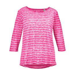 G.I.G.A. by Killtec Damen T-Shirt "GS 26 WMN TSHRT", pink, Gr. 46, G.I.G.A. DX BY KILLTEC, Obermaterial: 100% Baumwolle, Shirts, Gestreiftes 3/4-Arm T-Shirt, 100%