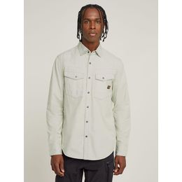 G-Star Raw G-STAR Herren Langarmshirt "Dakota Slim Hemd", beige, Gr. S, Obermaterial: 80% Baumwolle, 20% Baumwolle, Shirts