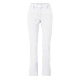 GOLDNER Damen Regular-fit-Jeans "Kurzgr&ouml;&szlig;e Klassische Jeansschlupfhose LOUISA", wei&szlig;, Gr. 20, Obermaterial: 78% Baumwolle CO. 20% Polyester PES. 2%