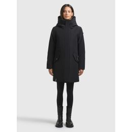 Khujo Damen Kurzmantel "DIANCE", schwarz, Gr. XS, unifarben, Canvas, 100% Polyester, M&auml;ntel