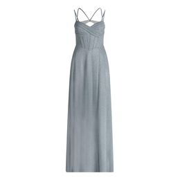 Vera Mont Damen Abendkleid "Damen im Glitzer-Look", silber, Gr. 38, Obermaterial: 100% Polyester. Futter: 100% Polyester, Kleider