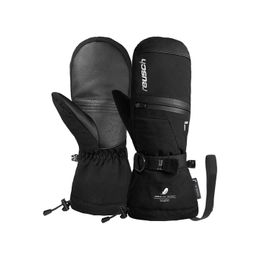 Reusch Damen F&auml;ustlinge "Lando R-TEX XT Mitten", schwarz, Gr. 10,5, unifarben, 80% Polyester, 10% Lederimitat, Handschuhe, mit wasserdichter,