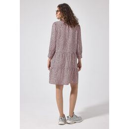 Damen Tunikakleidvanilla sand, Gr. 34, STREET ONE STUDIO, gemustert, Stoff, 88% Viskose, 12% Polyamid, Kleider, knielang