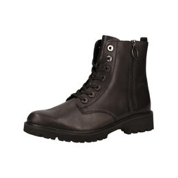 Remonte Damen Schn&uuml;rstiefelette "Remonte Stiefelette Glattleder", Gr. 40, schwarz, Glattleder, Schuhe