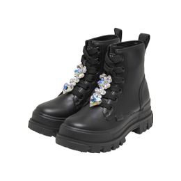 Buffalo Damen Stiefel "Buffalo ASPHA RLD ICE 2.0 - VEGAN NAPPA", Gr. 40, schwarz, Kunstfaser, unifarben, Schuhe