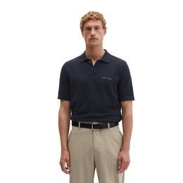 Marc O'Polo MARC O'POLO Herren Poloshirt "aus reiner Bio-Baumwolle", blau, Gr. XXXL, unifarben, Obermaterial: 100% Baumwolle, Shirts