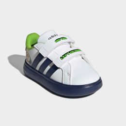 M&auml;dchen Sneaker "ADIDAS PIXAR TOY STORY GRAND COURT 3.0 BUBBLE KIDS", adidas Sportswear, Gr. 22, blau, Synthetik, Textil, Schuhe, f&uuml;r Kinder