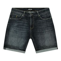 Cars Jeans Herren Jeansshorts "DAWSON Denim Short", schwarz, Gr. S, Abriebeffekte, Denim/Jeans, Obermaterial: 79% Baumwolle, 20% Polyester, 1%