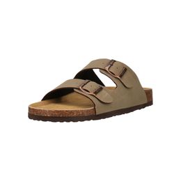 NOU Herren Sandale "Shawnee V2", Gr. 45, beige, Lederimitat, Schuhe, mit gepolstertem Fu&szlig;bett