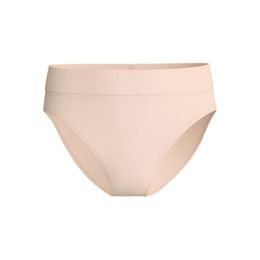 Calida Damen Slip "Slip Elastic High Waist 1er Pack", Gr. 40, beige, Obermaterial: 94% Baumwolle CO. 6% Elasthan EL., Unterhosen