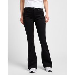 Lee Damen Bootcut-Jeans "BREESE", schwarz, Gr. 29, unifarben, Denim/Jeans, Obermaterial: 82% Baumwolle, 16% Polyester, 2% Elasthan, Jeans, im
