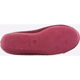 Damen Ballerina, Gr. 38bordeaux, Polyester, Basic, Schuhe