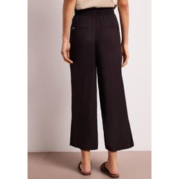 Street One Damen Stoffhose "Style Emee"deep earth (l&auml;nge 26), Gr. 46, unifarben, Web, Obermaterial: 100% Viskose, Hosen, 3/4-Sommerhose mit