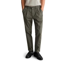 Marc O'Polo Herren Chinohose "aus Bio-Baumwoll-Twill", gr&uuml;n, Gr. M, MARC O'POLO DENIM, unifarben, Obermaterial: 97% Baumwolle, 3% Elasthan, Hosen