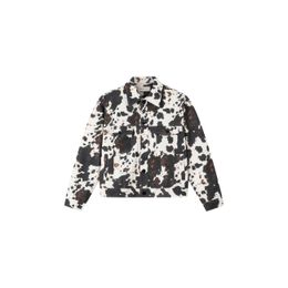 Damen Jeansjacke "Another Cotton Lab Another Vegan Cow Jacket", bunt, Gr. XL, ANOTHER COTTON LAB, 100% Baumwolle, Jacken