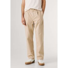 Pepe Jeans Herren Funktionshose "trousers RELAXED LOOSE POPLIN PANT", beige, Gr. 33, 98% Baumwolle, 2% Elasthan, Hosen