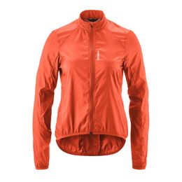 Gonso Damen Fahrradjacke "Road Jacket Wind W", orange, Gr. 38, 100% Polyester, Jacken, Damen Radjacke, atmungsaktive Rennrad-Windjacke, Funktionsjacke