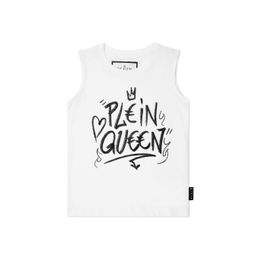 Philipp Plein Damen T-Shirt "Verziert", wei&szlig;, Gr. 16, Obermaterial: 100% Baumwolle, Shirts