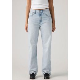 Levi's LEVI'S Damen Dad-Jeans "EASY DAD", blau, Gr. 27, unifarben, Denim/Jeans, Obermaterial: 100% Baumwolle, Jeans, im Five-Pocket Style
