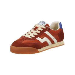 Gant Damen Sneaker "Gant Sneaker Nubukleder/Textil", Gr. 40, rot, Nubukleder, Textil, Schuhe
