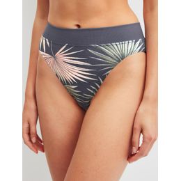Calida Damen Slip "Elastic Trend", Gr. S, bunt, Single Jersey, Obermaterial: 94% Baumwolle, 6% Elasthan, Unterhosen, breiter Weichbund, elastisch,