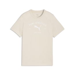 Puma Kinder T-Shirt "Puma Class Graphic T-Shirt Jungen"alpine snow wei&szlig;, Gr. 140, Obermaterial: 100% Baumwolle. Rippe: 80% Baumwolle, 20% Polyester,
