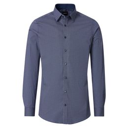 Venti Herren Businesshemd "Venti Businesshemd Langarm Print"beige, Gr. 46, bedruckt, 97% Baumwolle, 3% Elasthan, Hemden